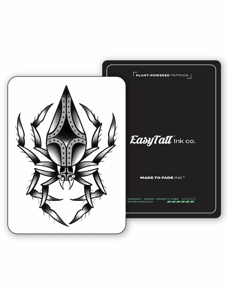 Arachnid Temporary Tattoo | 1-2 Week Semi-Permanent Tattoo by EasyTatt