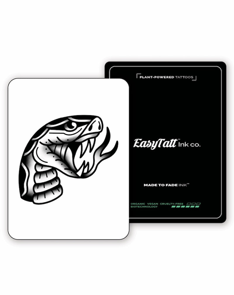 Fangs Temporary Tattoo | 1-2 Week Semi-Permanent Tattoo by EasyTatt