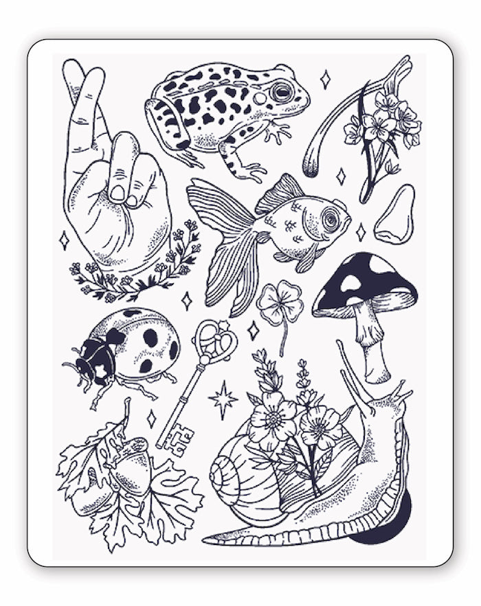 Psychadelic Semi-Permanent Tattoo | EasyTatt™