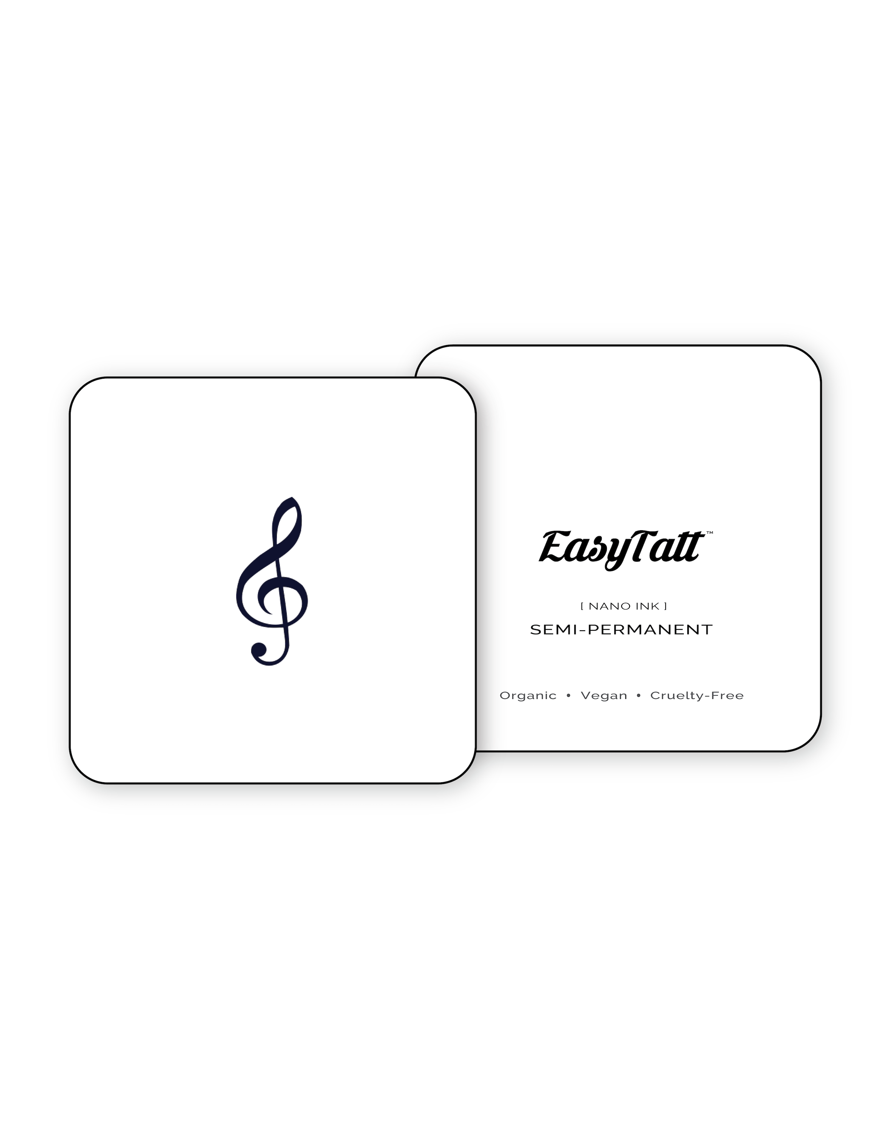 Treble Clef Semi-Permanent Tattoo | EasyTatt™